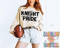 Knight Pride PNG Digital Design Download, go Knights png, retro mascot ...