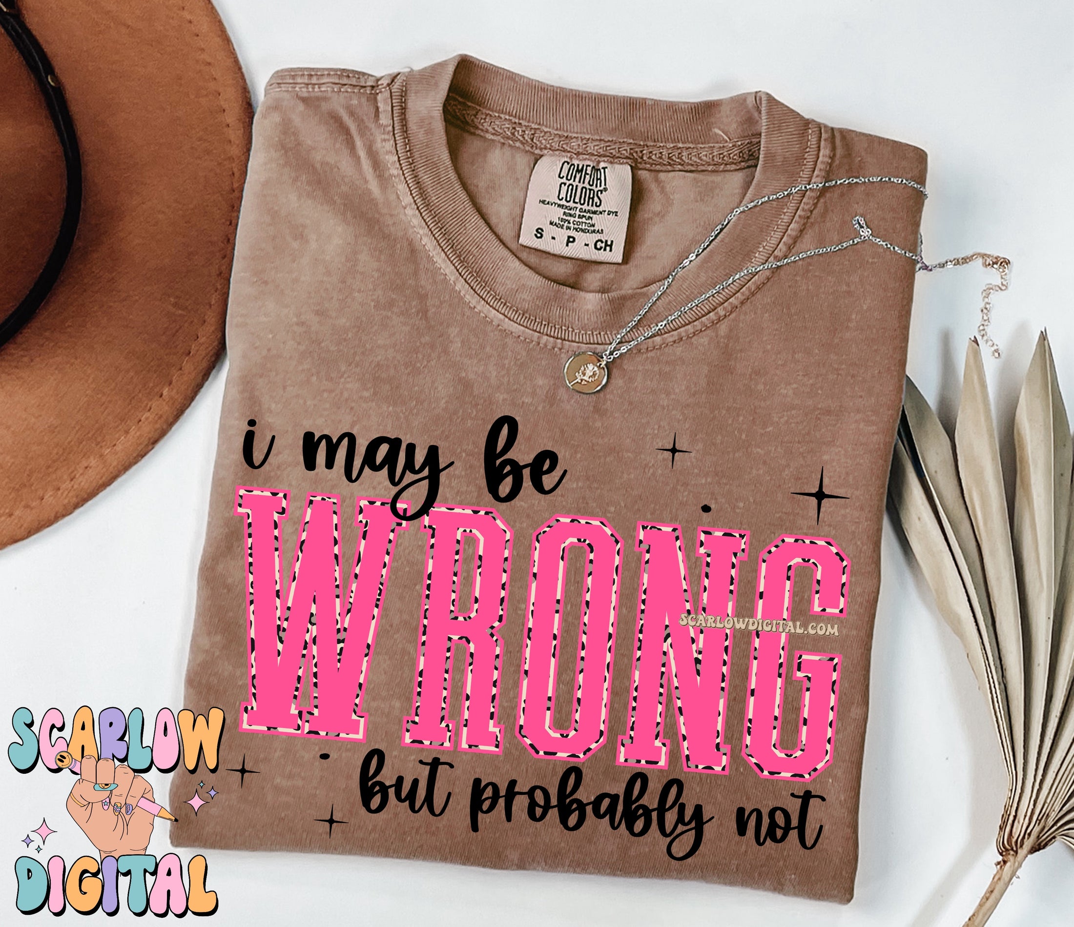 I May Be Wrong But Probably Not PNG Digital Design – Scarlow Digital
