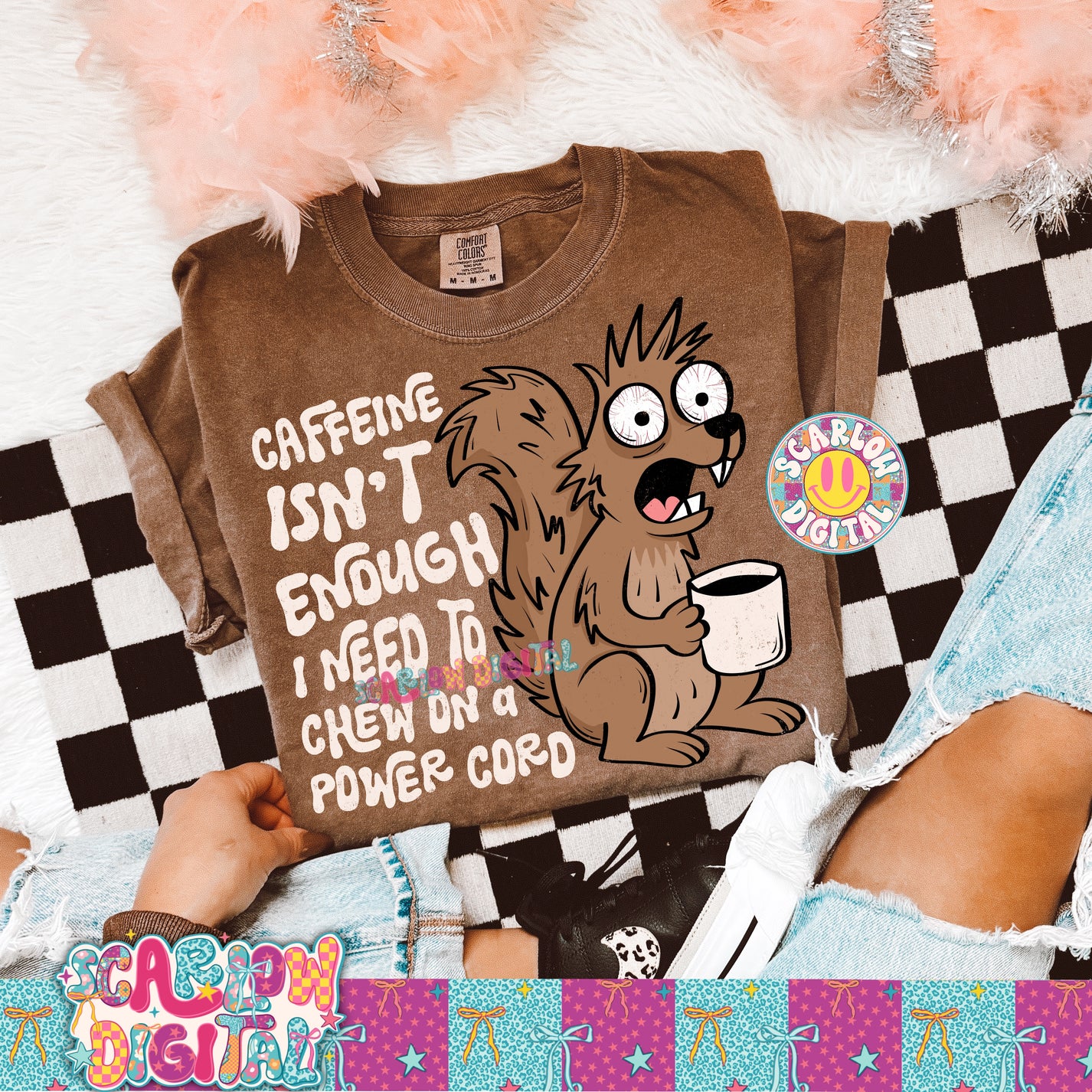 Caffeine Isn't Enough I Need to Chew on a Power Cord PNG Digital Desig ...