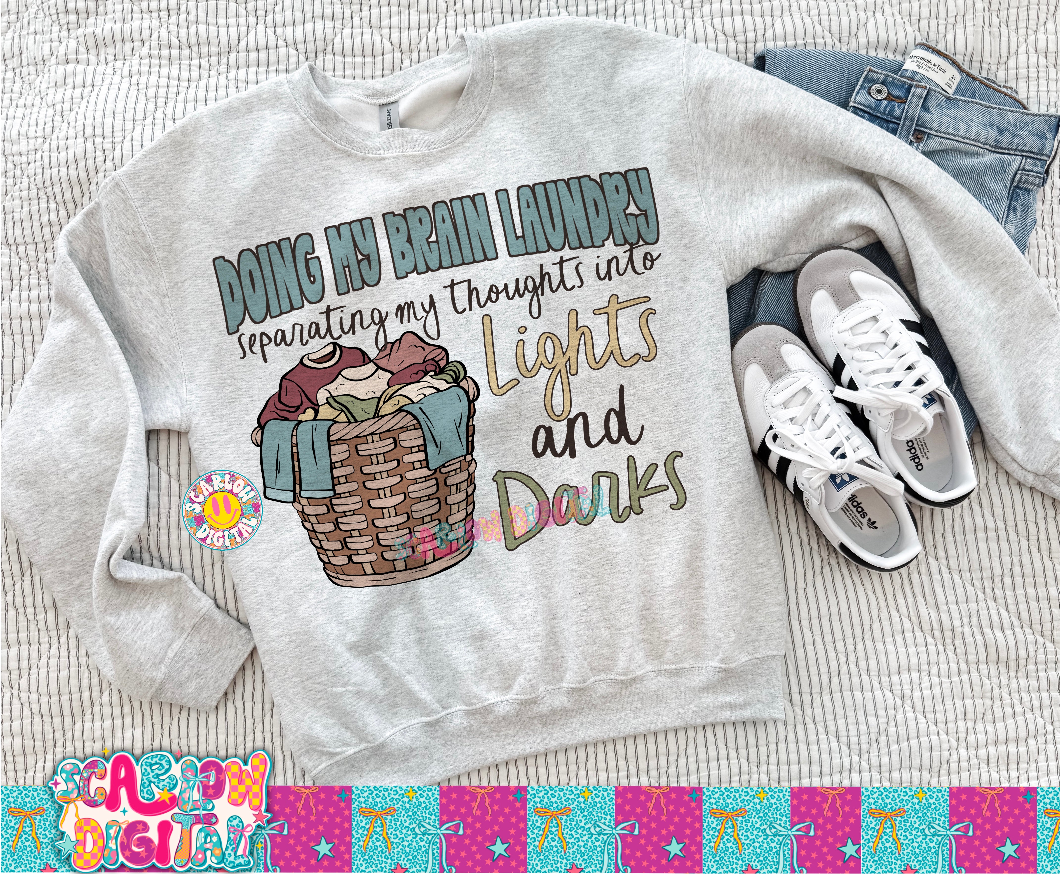 Doing My Brain Laundry PNG Digital Design – Scarlow Digital
