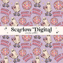 Spooky and Groovy Seamless Pattern-Halloween Sublimation Digital Desig ...