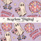 Spooky and Groovy Seamless Pattern-Halloween Sublimation Digital Desig ...