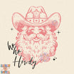 Ho Ho Howdy PNG Digital Design Download, vintage christmas png, santa ...