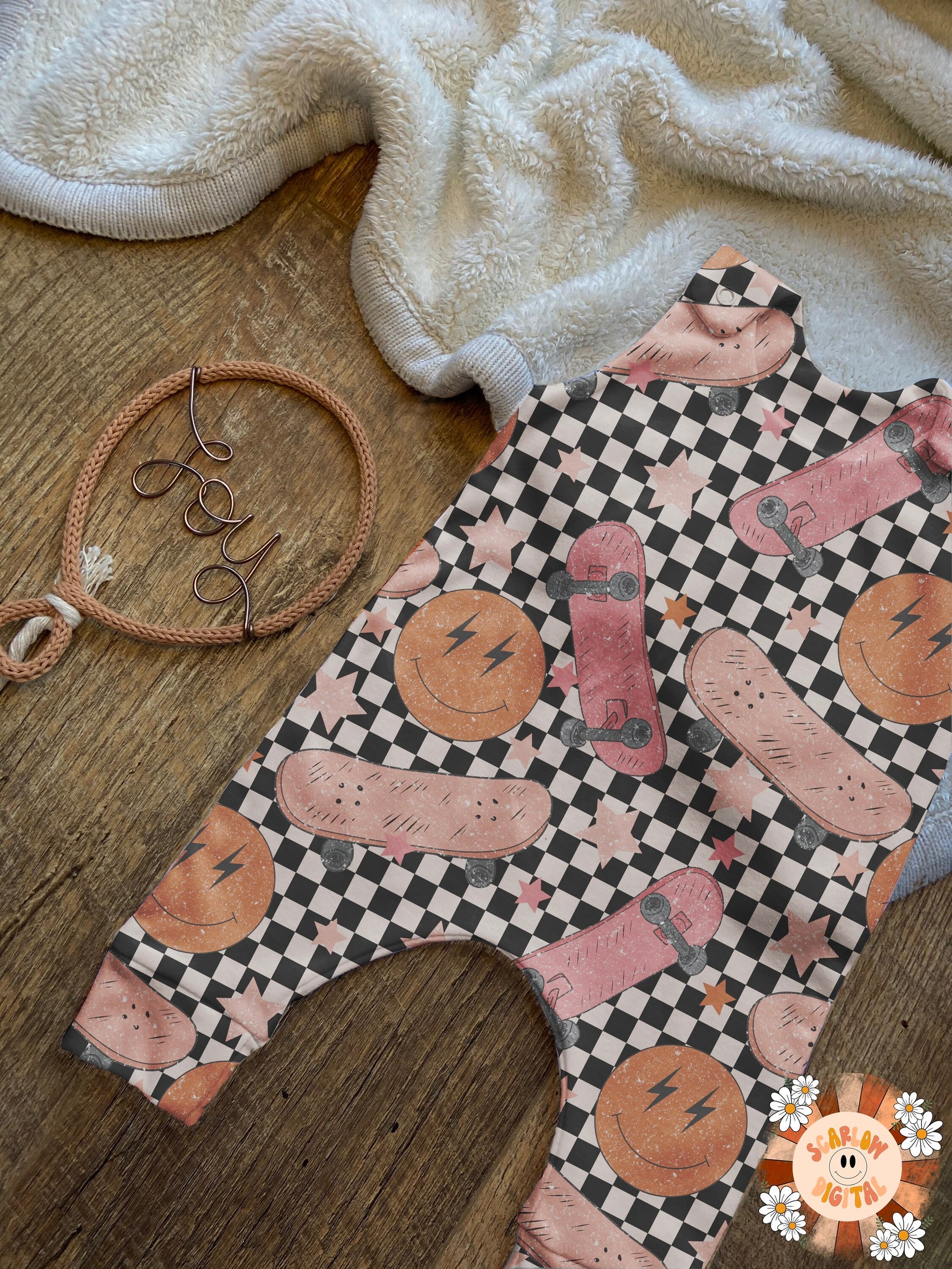 Rocker Girl Seamless Pattern – Scarlow Digital